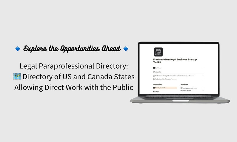 Freelance Paralegal Business Toolkit: Marketing & Templates (digital ...