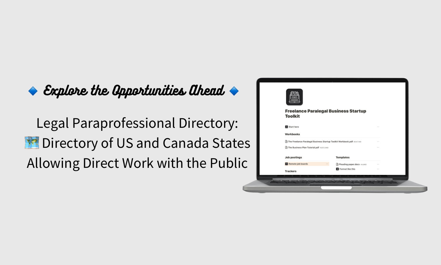 Freelance Paralegal Business Toolkit: Marketing & Templates (digital ...