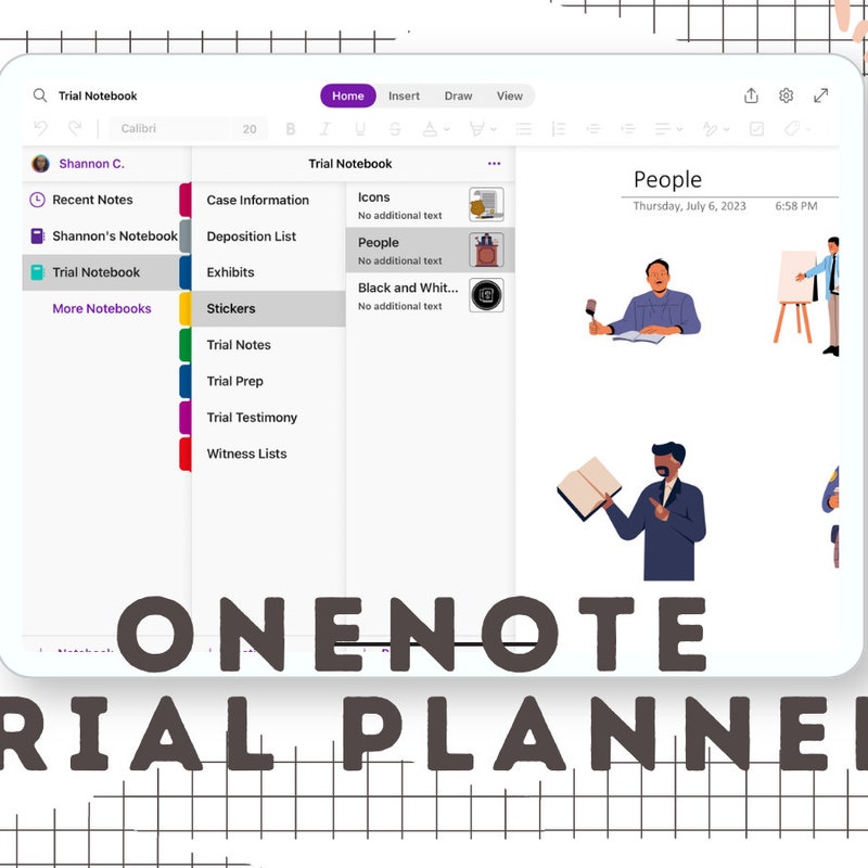 Onenote Templates - Etsy