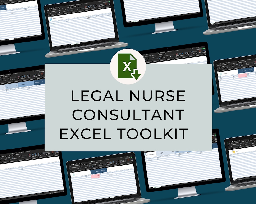 Legal Nurse Consultant Excel Toolkit: Case Management Templates ...