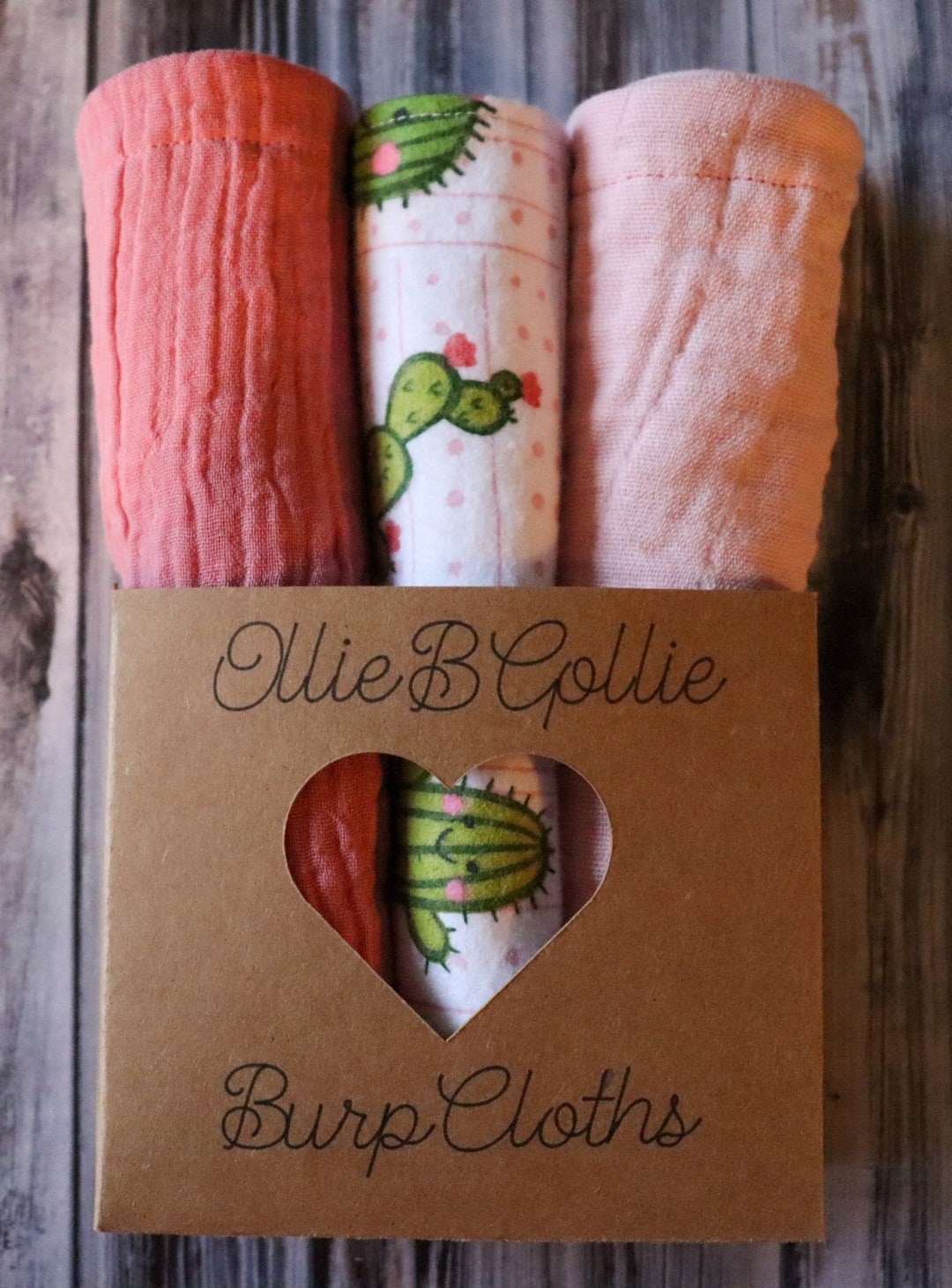 Rectangle Burp Cloth Set, Cotton Gauze Burp Cloth, Burp Cloth Set, Pink ...