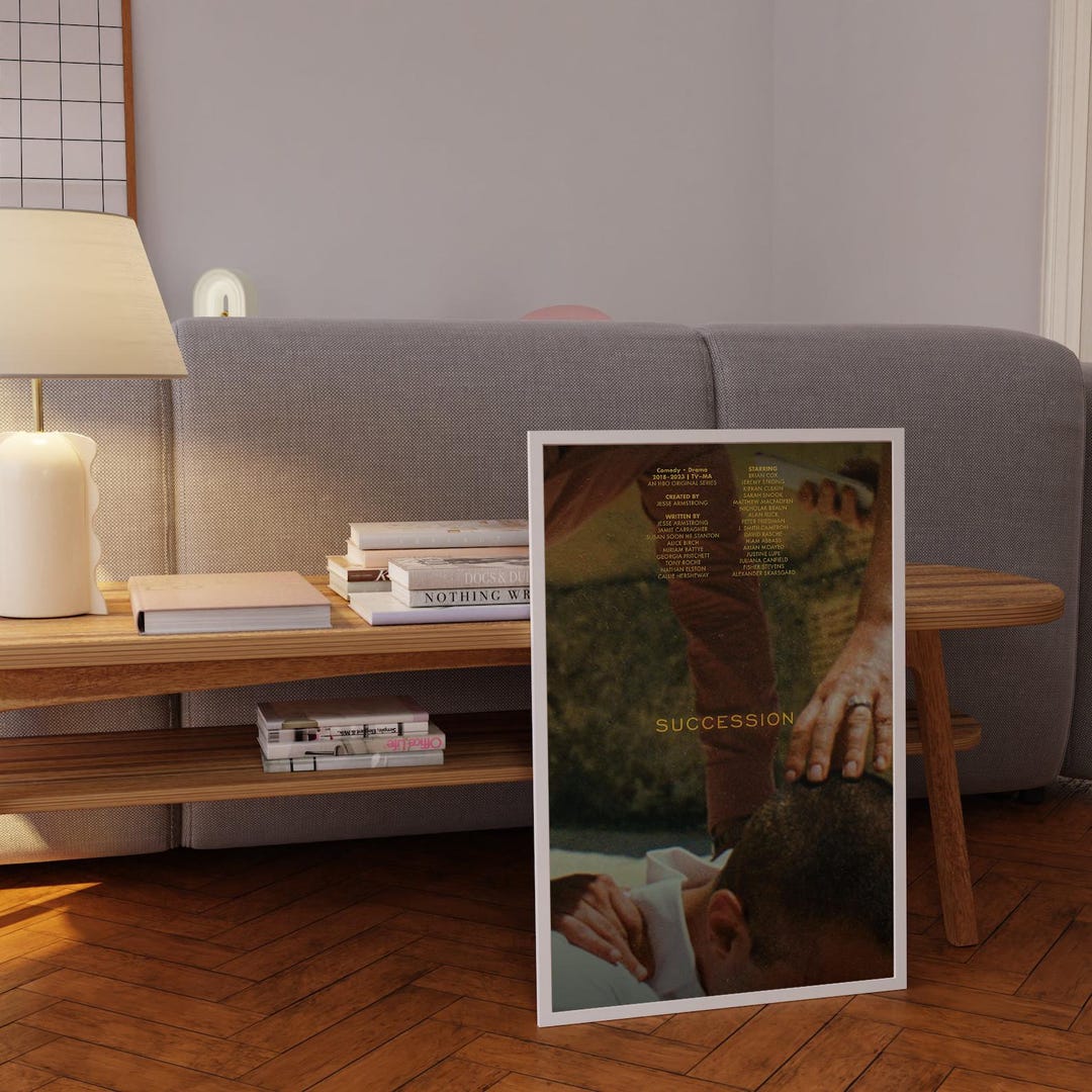 Succession TV Series Poster, Retro Movie Poster, Minimalist Art ...