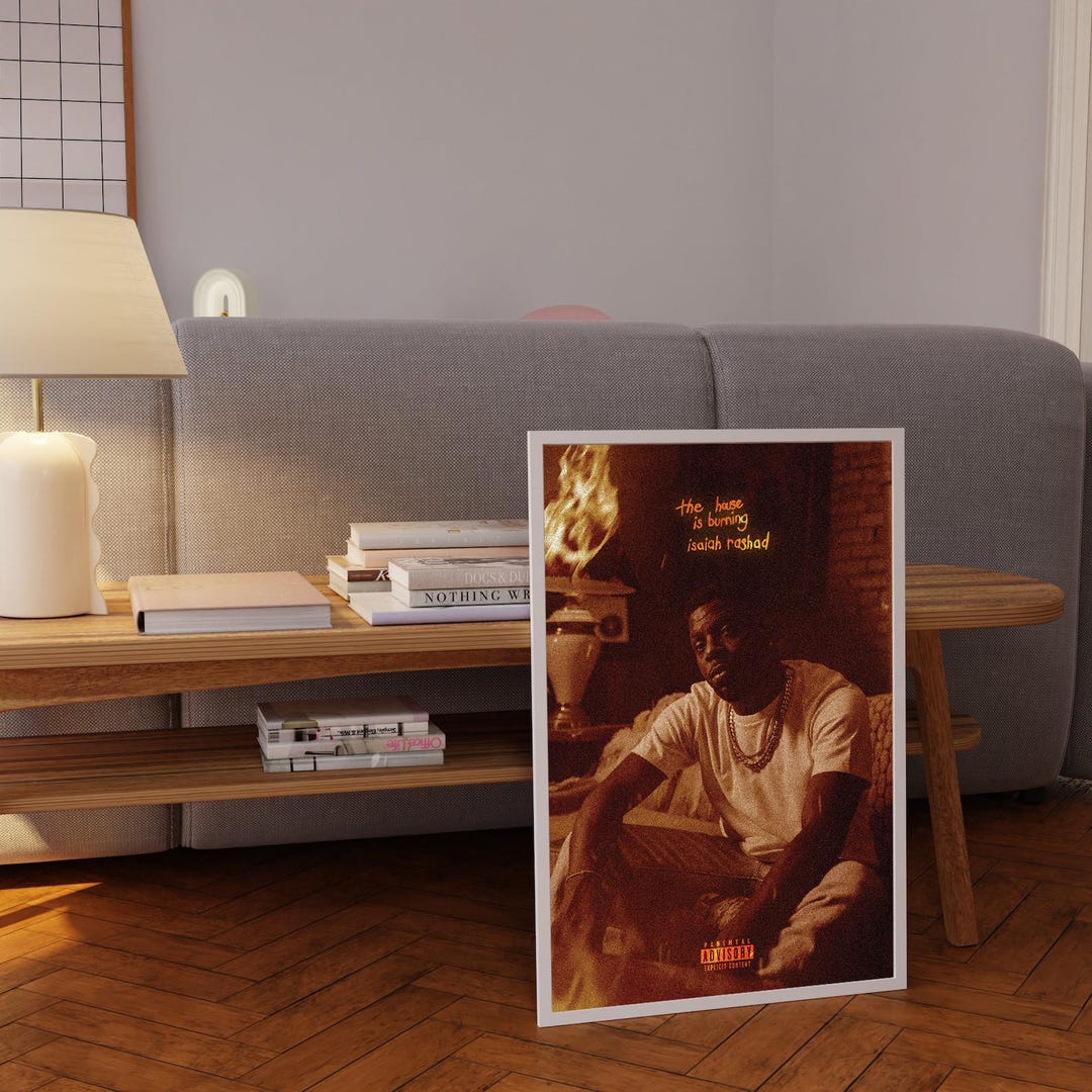 Isaiah Rashad "the House is Burning" Album Poster – A Tribute to Jazzy ...