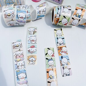 Cute Sticker Tape Roll Kawaii Sweet Sticker Sealer Paste Roll Bullet ...