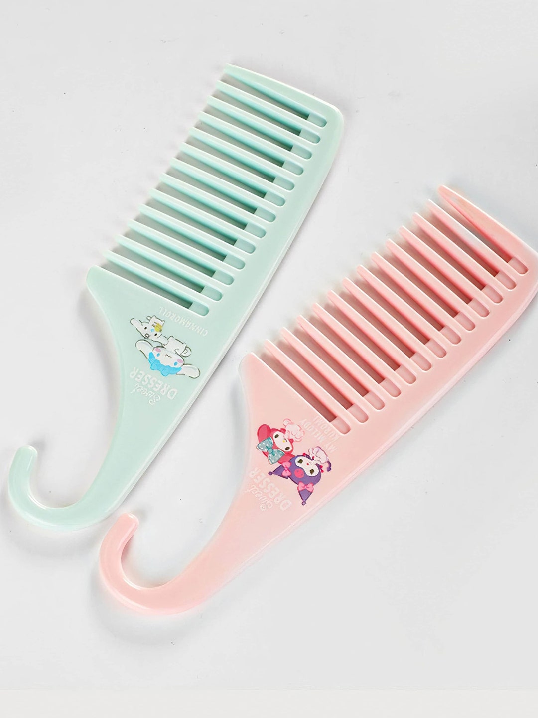 Cute Large Wide Tooth Comb Shower Combs W Hook for Wet Curly - Etsy