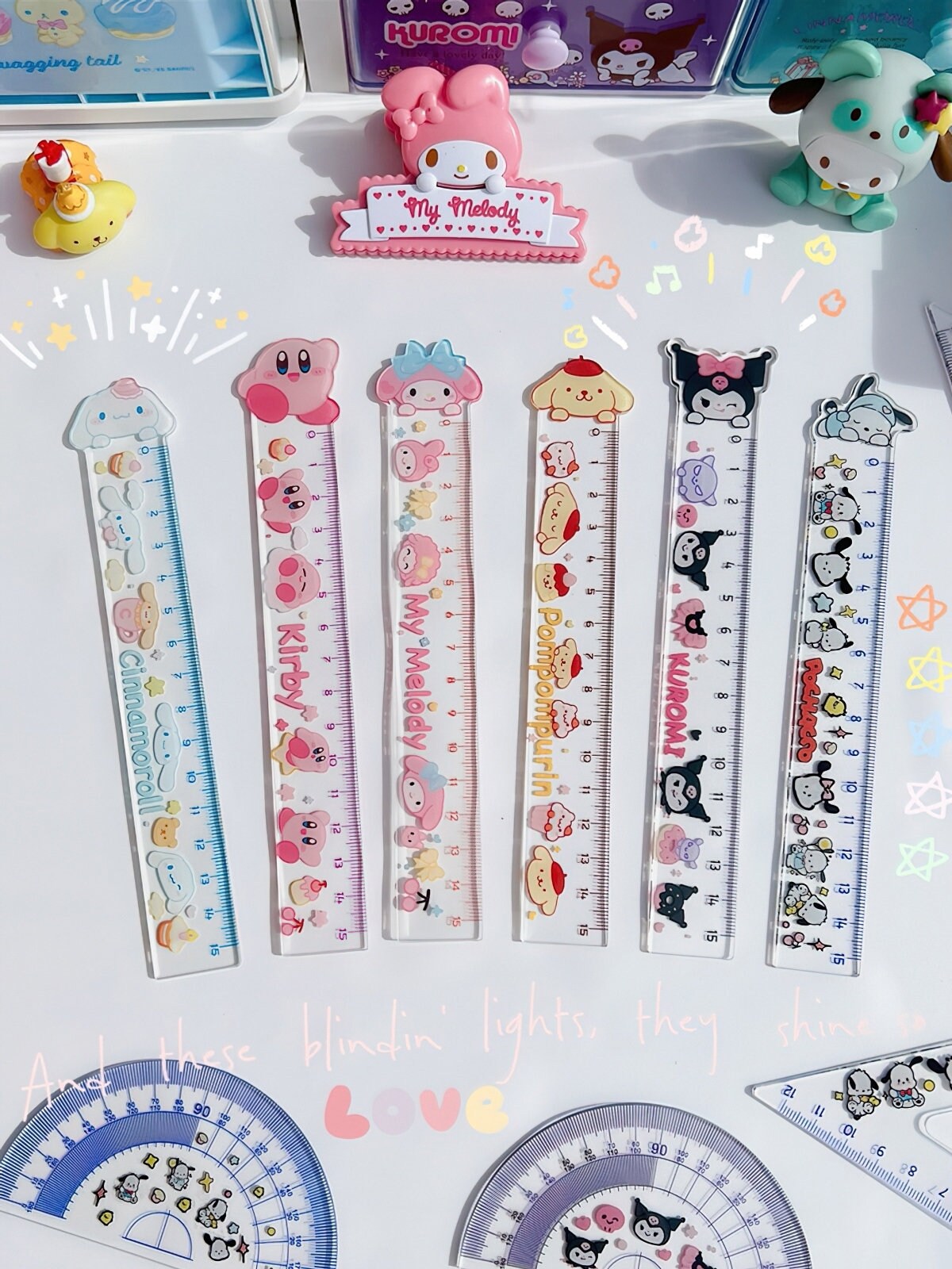 Cute Ruler Kawaii Math Geometry Ruler Sweet Straight Ruler - Etsy UK