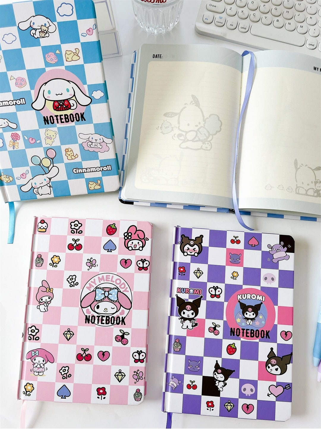 Cute Animal Lined Notebook, 240 Pages, Colorful College Ruled Paper ...