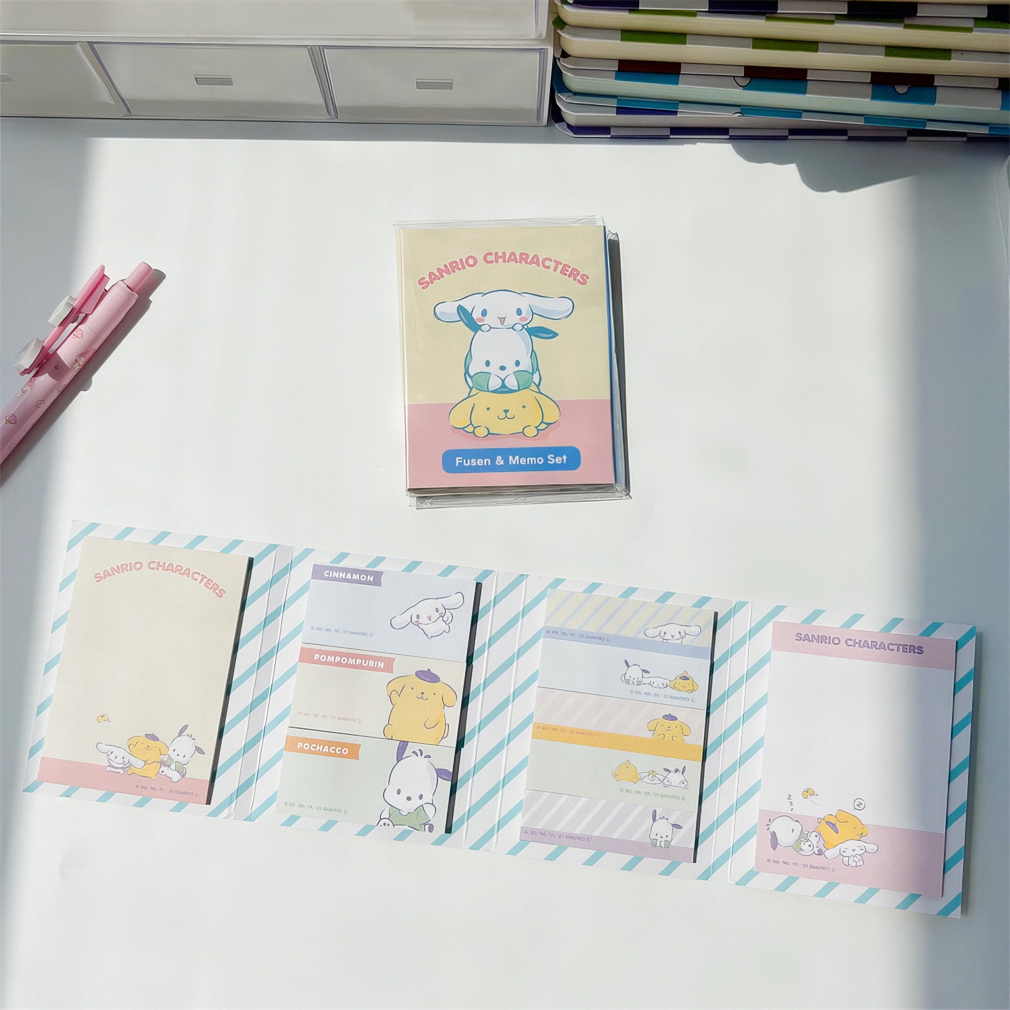 Cinnamoroll Sticky Notes Page Cute Kuromi Folding Rectangular - Etsy ...