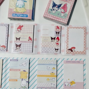 Cinnamoroll Sticky Notes Page, Cute Kuromi Folding Rectangular Notes ...