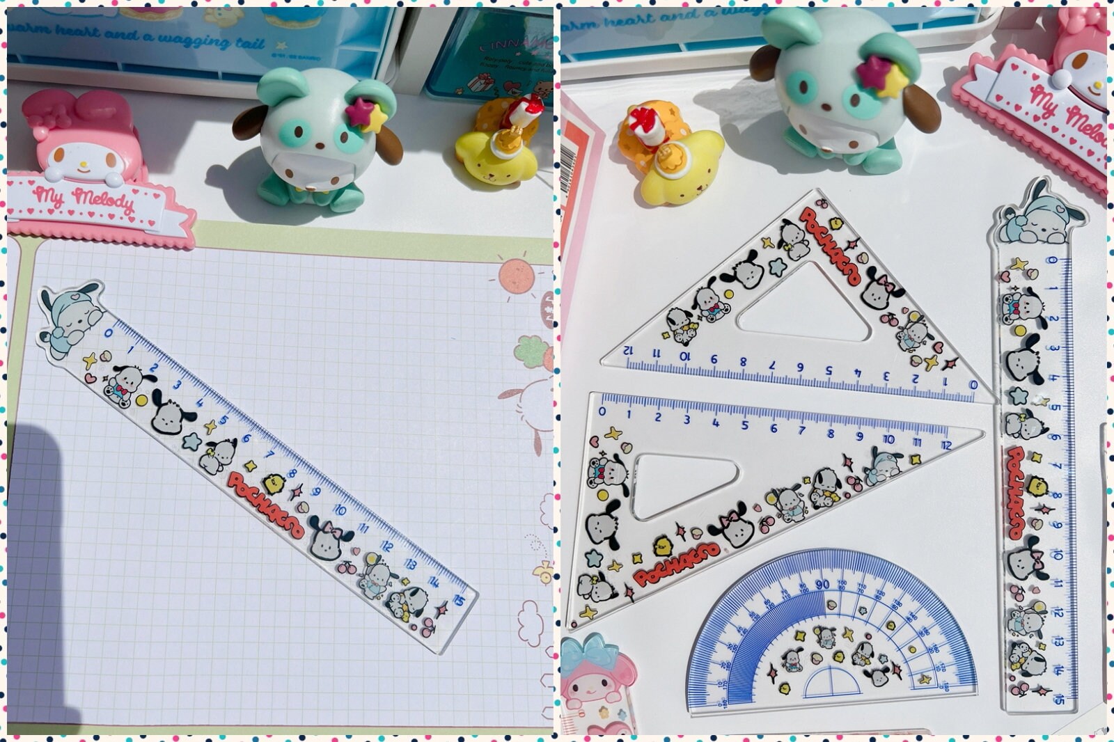 Cute Ruler Kawaii Math Geometry Ruler Sweet Straight Ruler - Etsy UK
