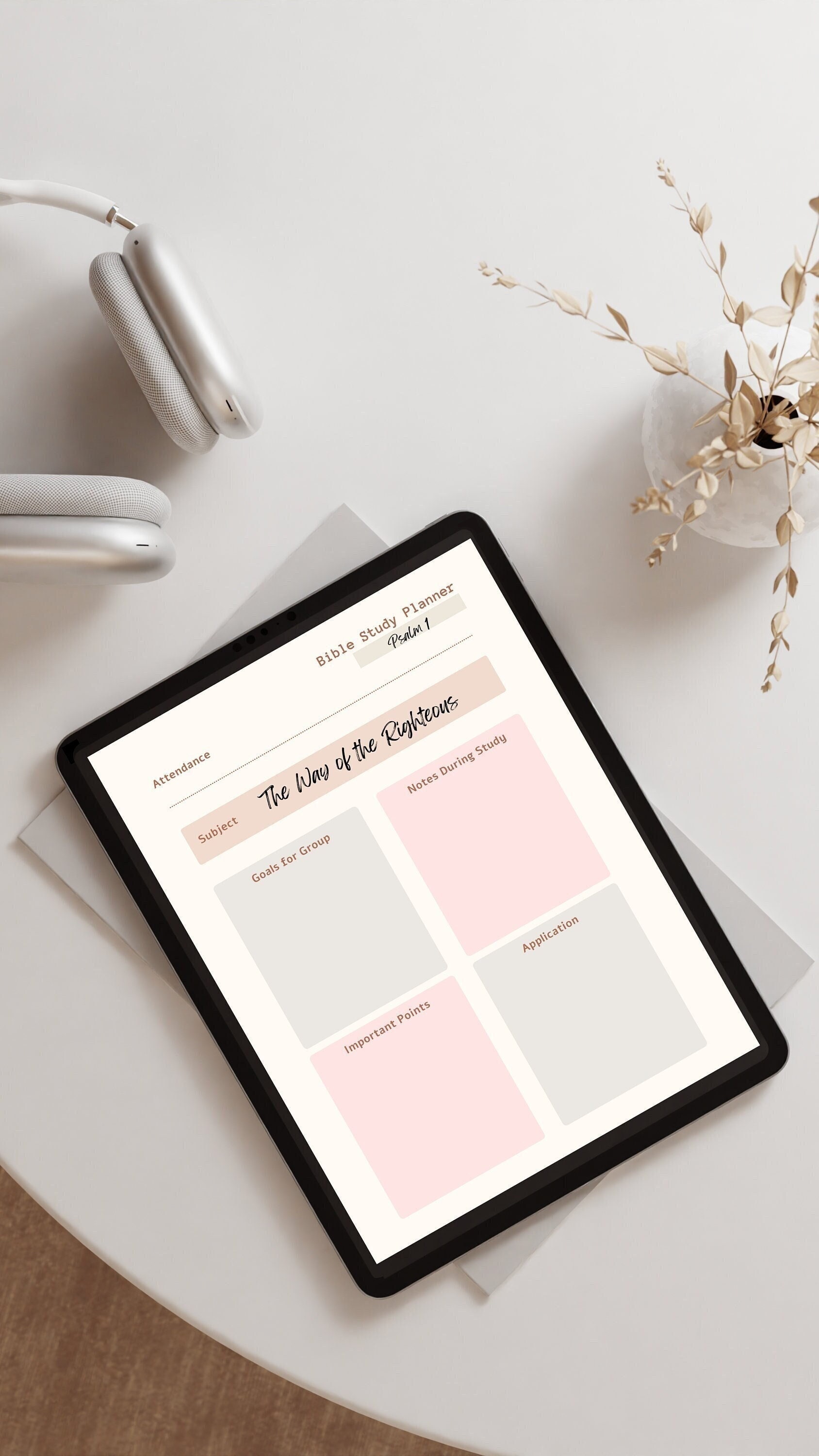 Bible Study Leader's Guide Template Digital Download beige, Pink, and ...