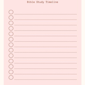 Bible Study Leader's Guide Template Digital Download beige, Pink, and ...