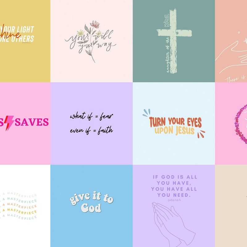 Preppy Christian Wallpaper - Etsy