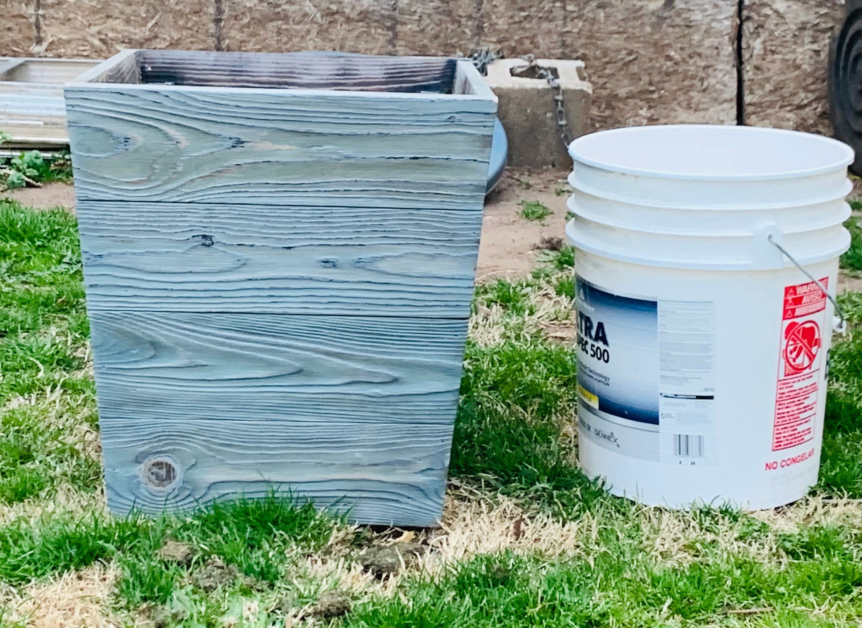 Shou Sugi Ban Wood Planter Box Size Large - Etsy