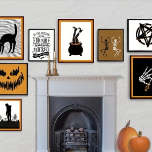 Halloween Art Mega Bundle Set of 16 Printables Gallery - Etsy