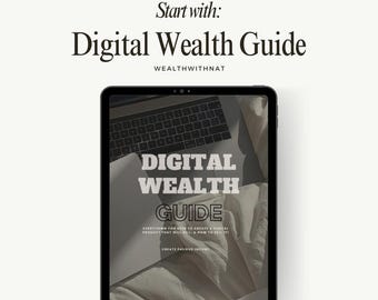 DIGITAL WEALTH GUIDE Create Your Own Digital Product - Etsy