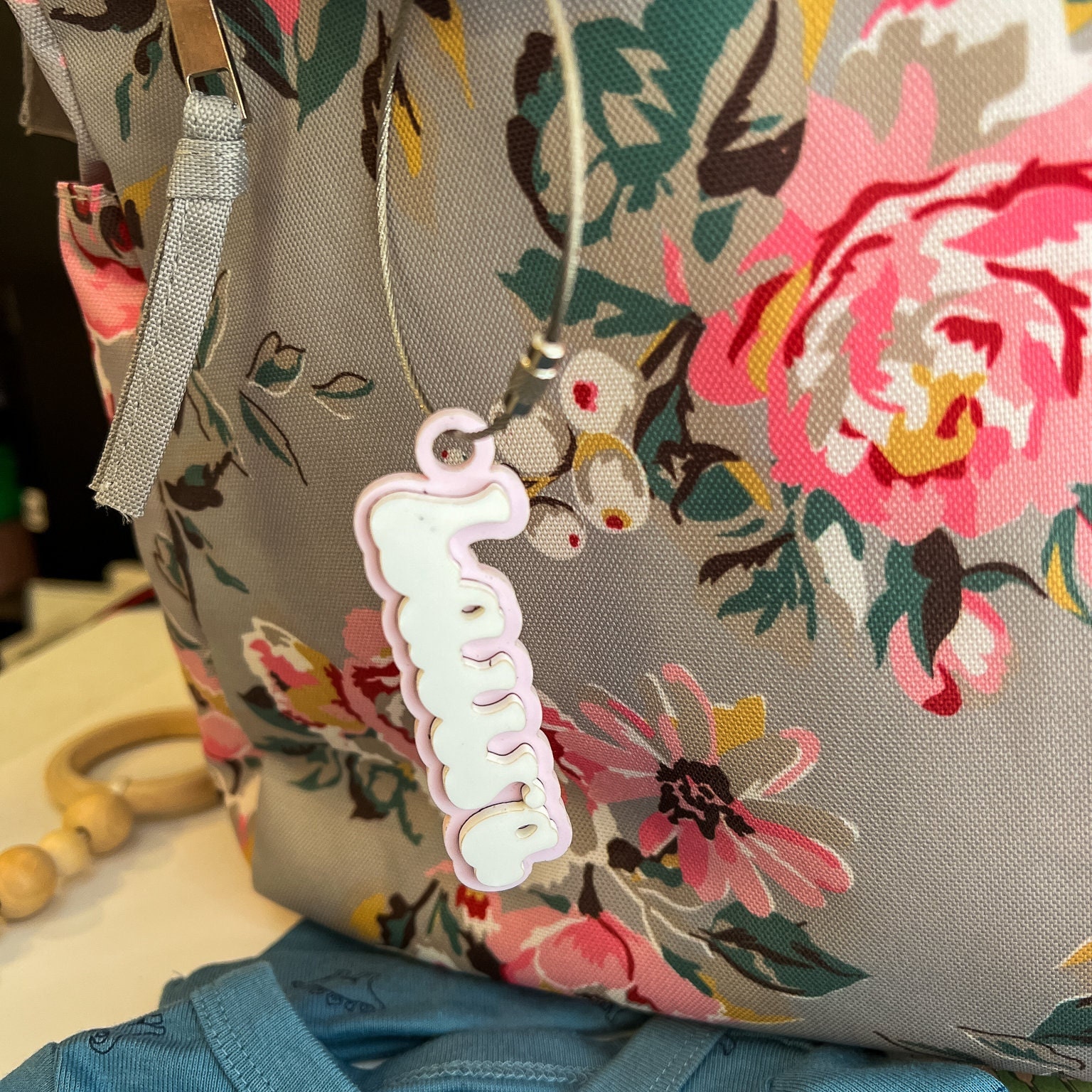 Backpack Name Tag Custom Name Tag Backpack Acrylic Backpack - Etsy