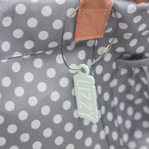 Backpack Name Tag Name Tag for Backpack Custom Name Tag Backpack Dice ...