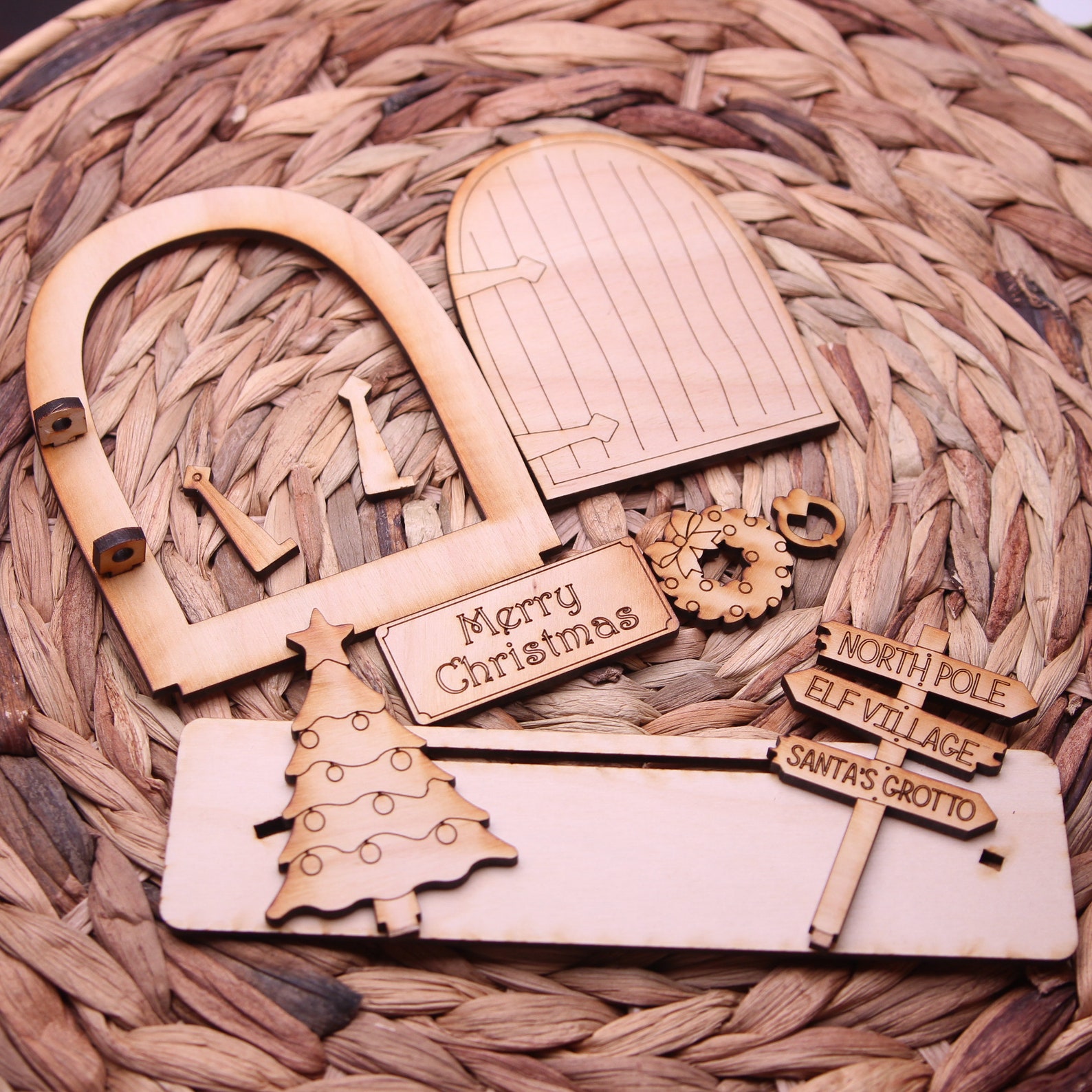 Paint Your Own Magic Elf Door DIY Kit Elf Ideas Fun Christmas Projects ...