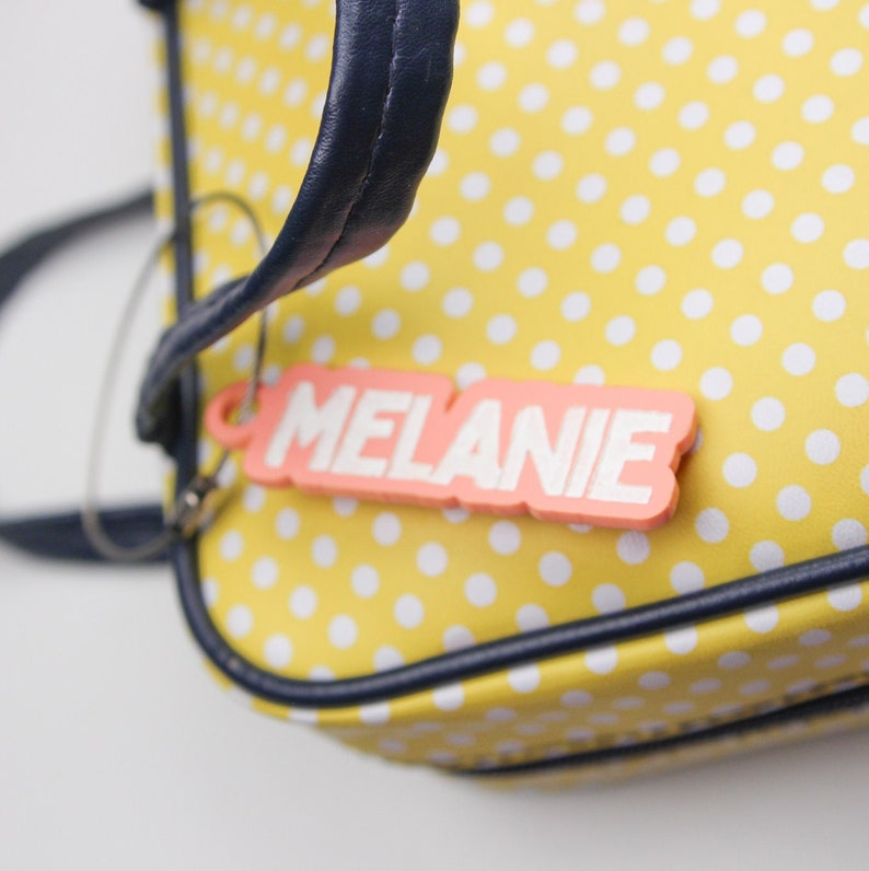 Backpack Name Tag Name Tag for Backpack Custom Name Tag Backpack Dice ...