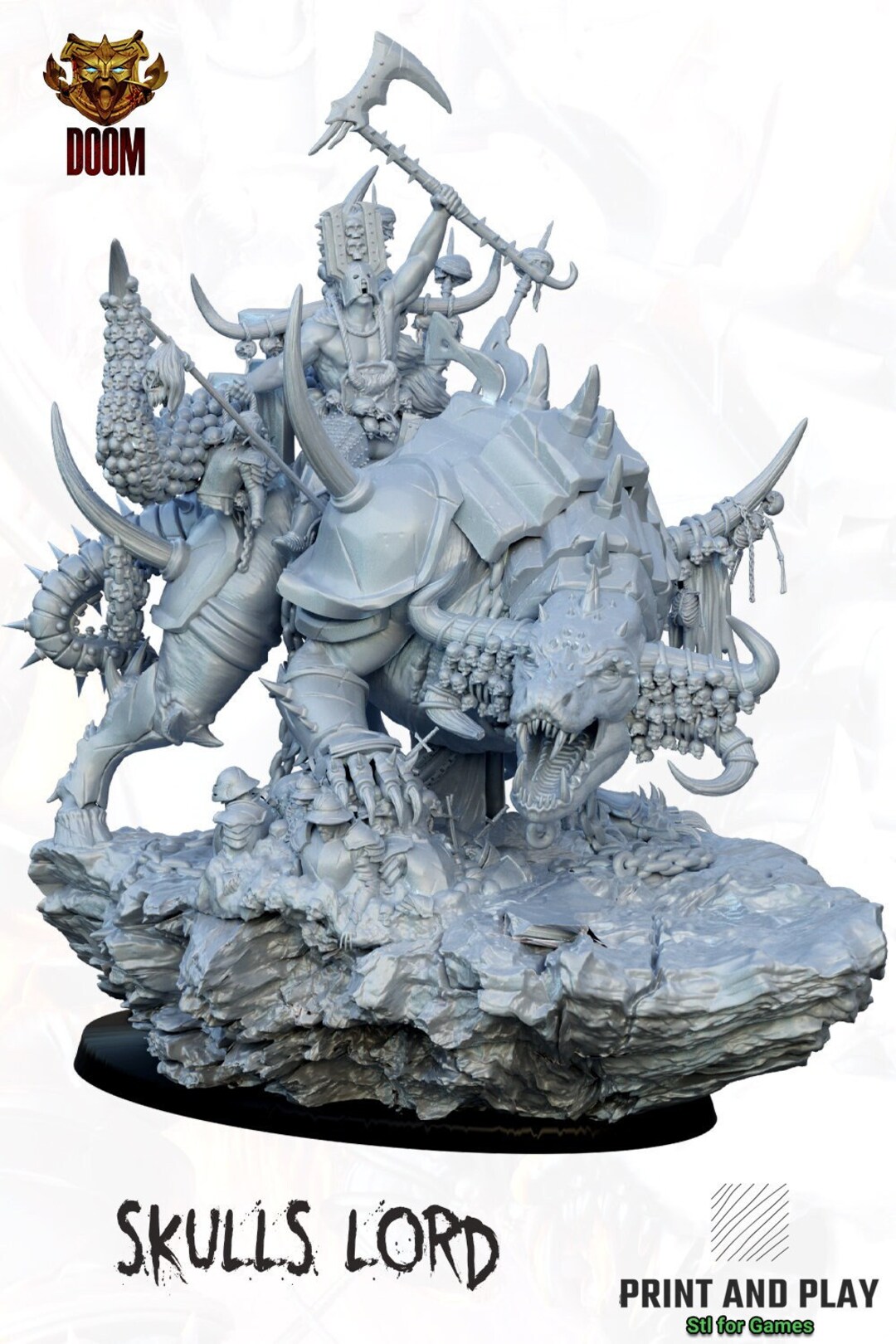 Skull Lord - Nocturna Models - Etsy