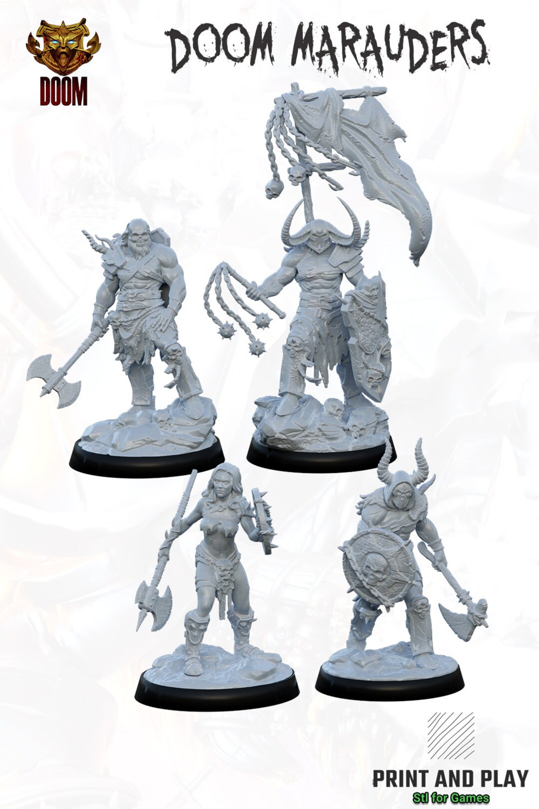 Doom Marauders - Nocturna Models - Etsy