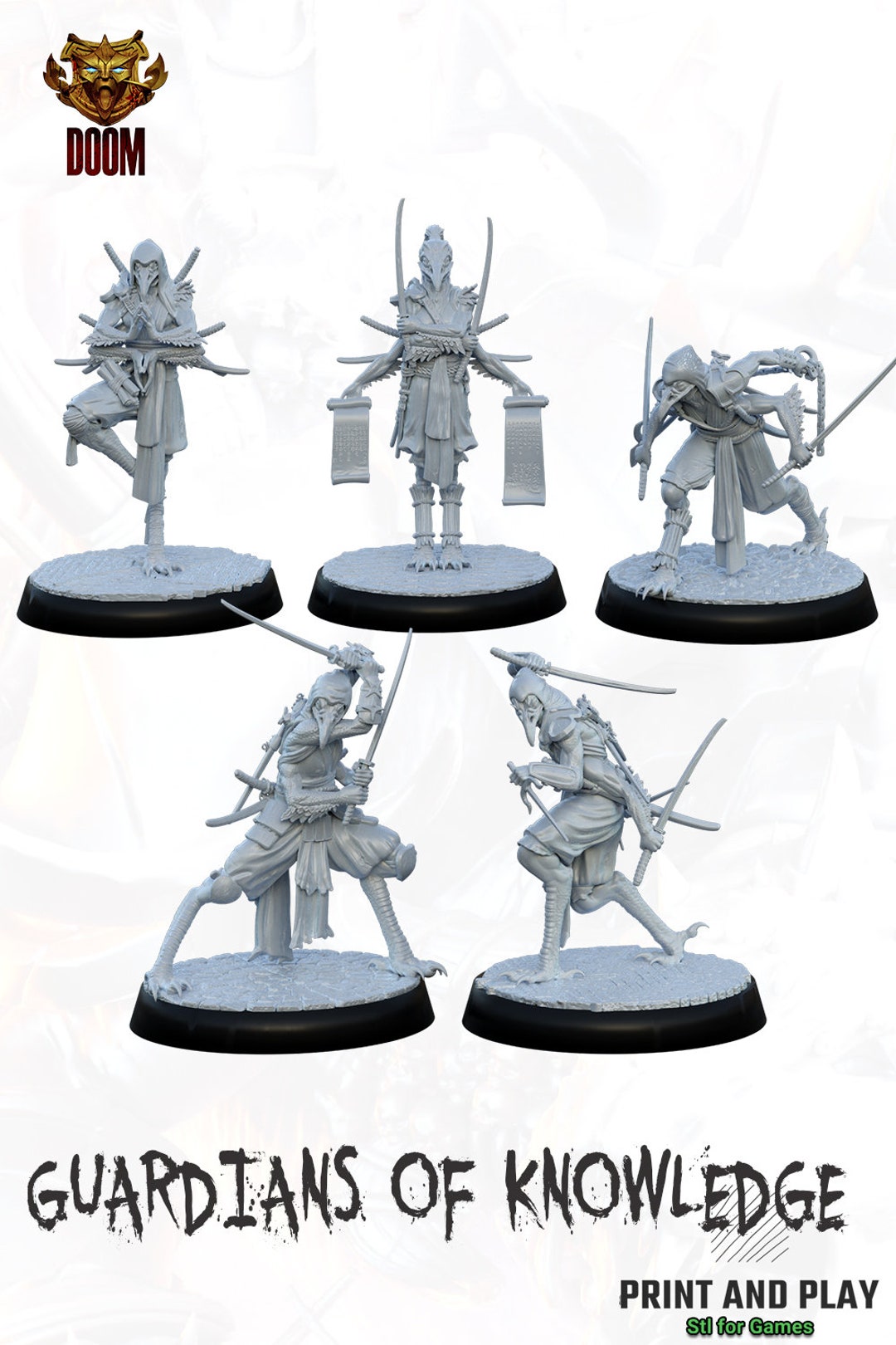 Guardians of Knowledge - Nocturna Models - Etsy