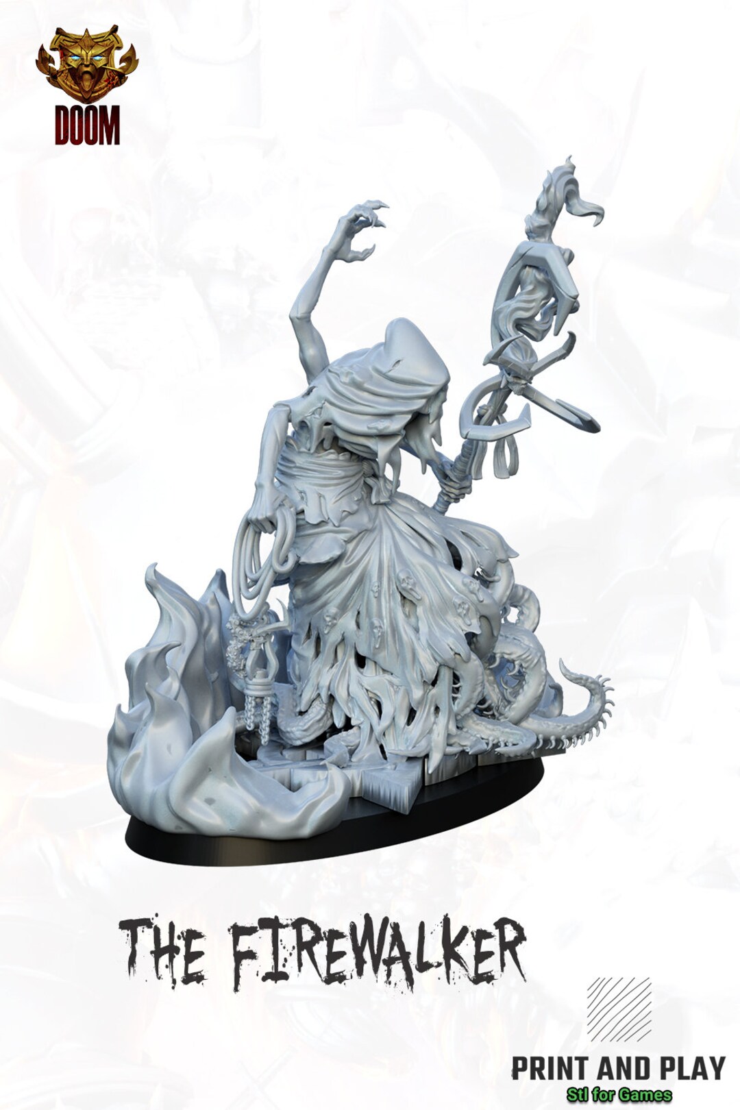 Fire Walker - Nocturna Models - Etsy
