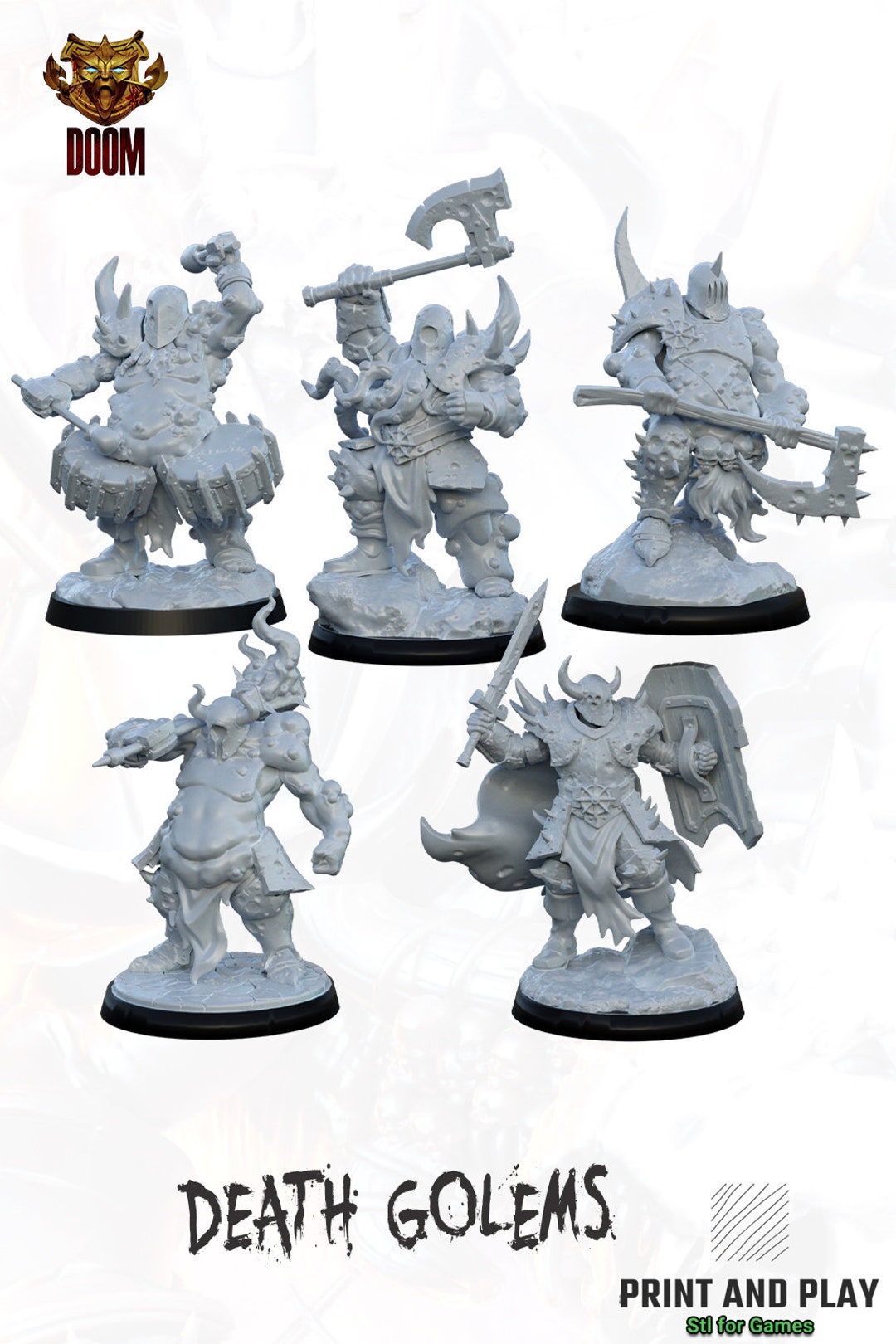 Death Golems - Nocturna Models - Etsy