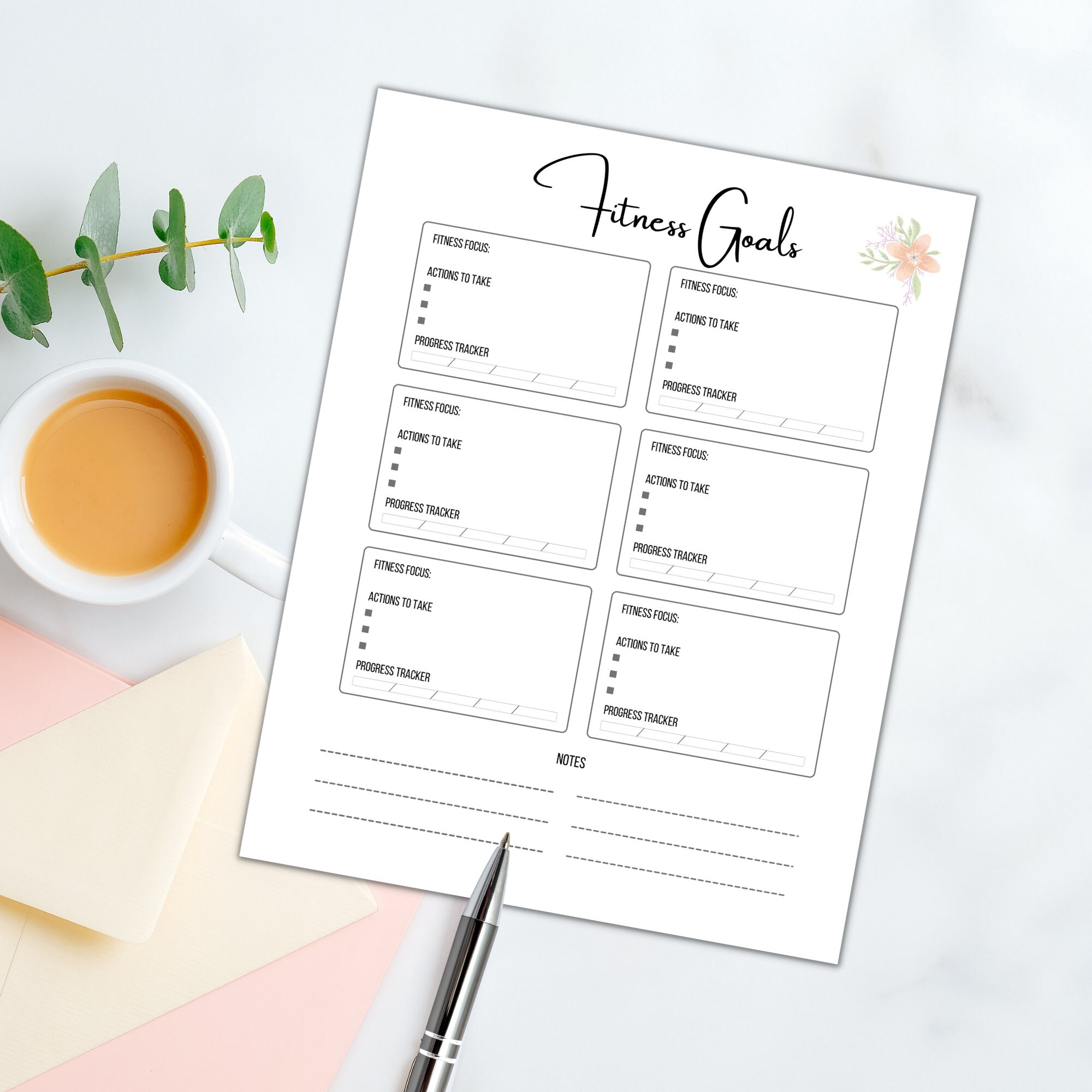 Goal Planner: Daily, Monthly, Yearly Planner, SMART Goals, Vision Board ...