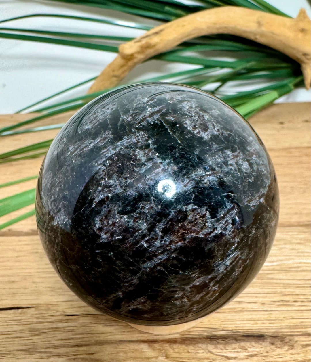 Astrophyllite Garnet Spheres - Firework Stone, Garnet & Kyanite ...