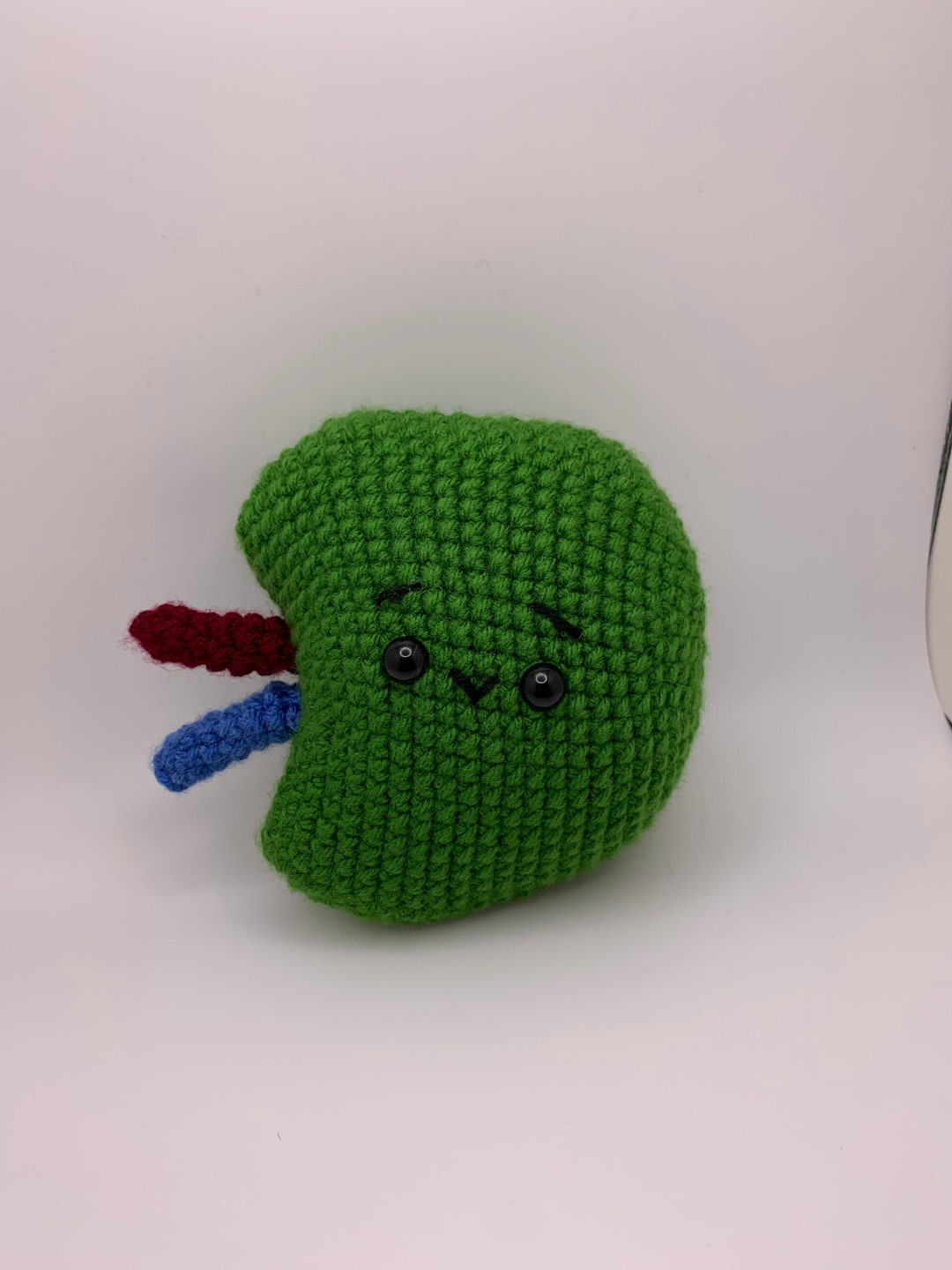 Spleen Stuffed Plushie Handmade Crochet Organ Nurse Gift Doctor Gift ...