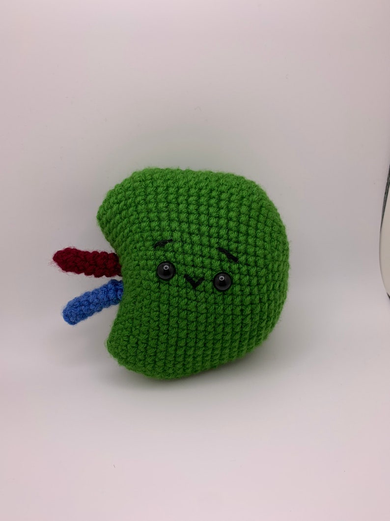Spleen Stuffed Plushie Handmade Crochet Organ Nurse Gift - Etsy