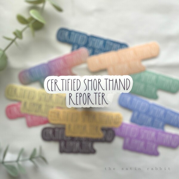 Court Reporter - Etsy