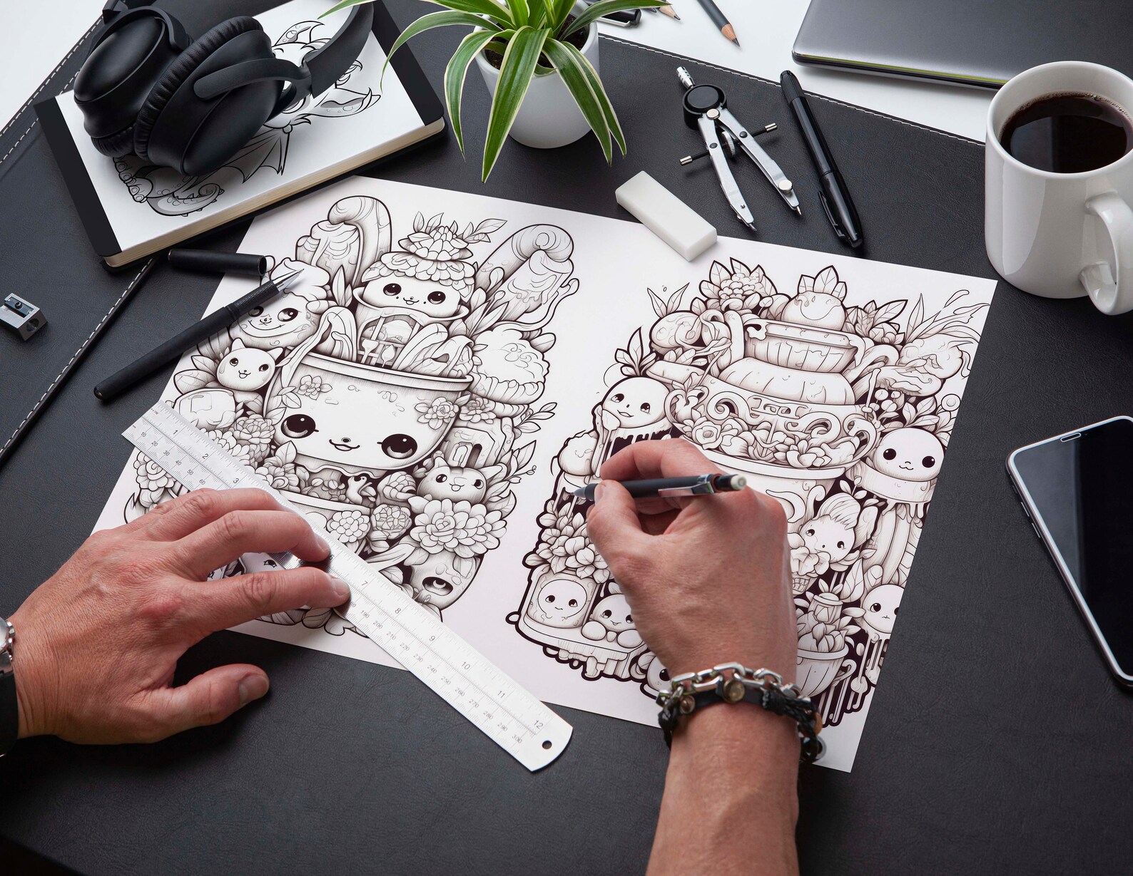 Kawaii Candy Vol 2 Coloring Pages | 50 Pages | Cute Coloring Pages ...