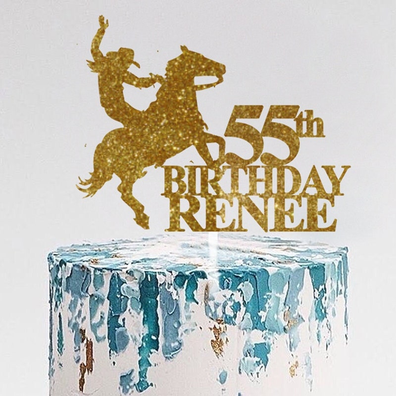 Western Cake Topper - Etsy