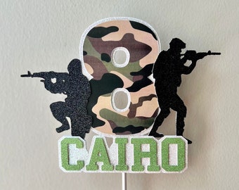 Call of Duty Themed Birthday Party Cake Topper - Etsy