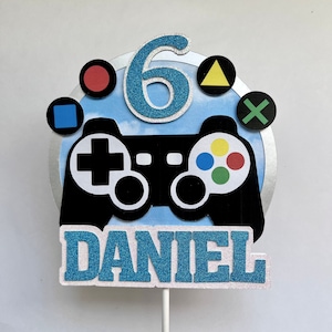 Gamer Cake Topper | Shaker Cake Topper Option | Gamer Birthday | Gaming ...