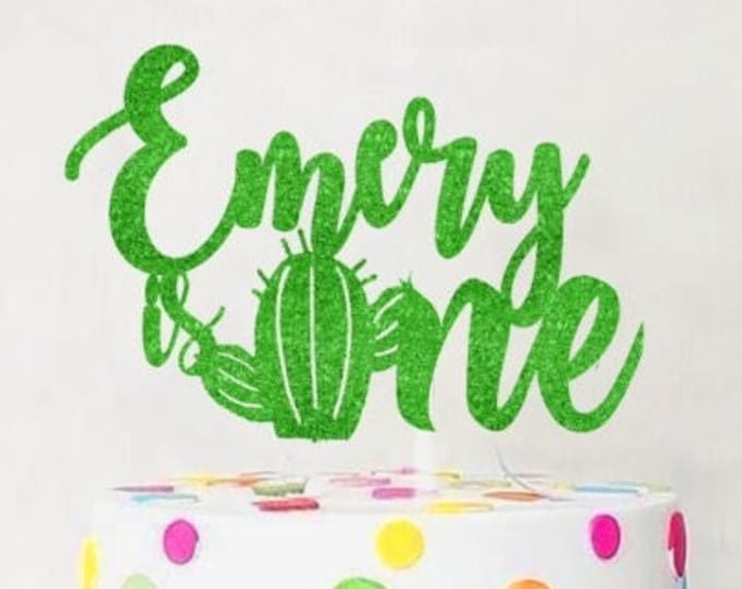 Cactus 225-777 Cake Topper - Etsy