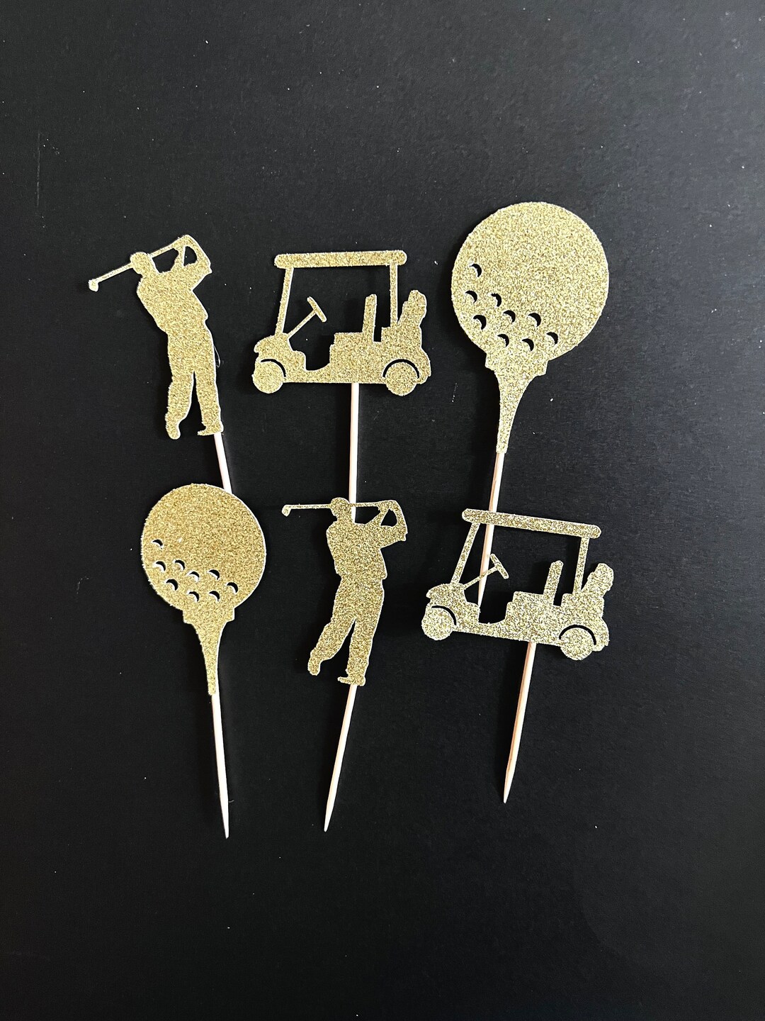 Golf Cupcake Topper Golf Tee Cupcake Topper Theme Cupcake Topper Golf ...