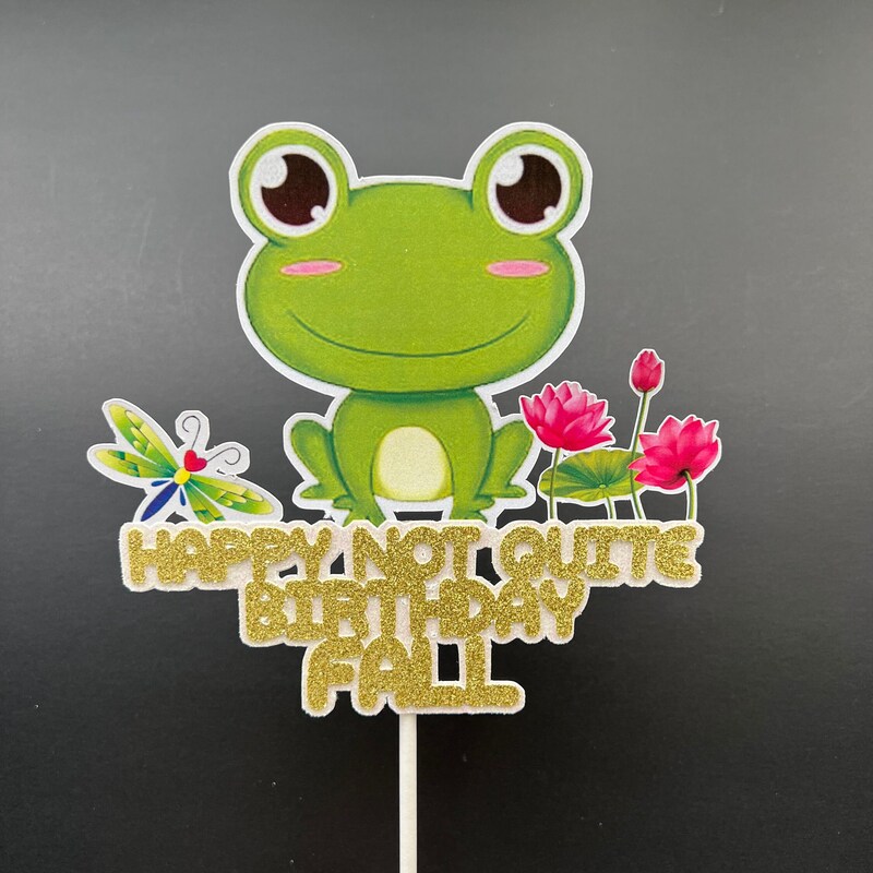 Frog Birthday Cake - Etsy