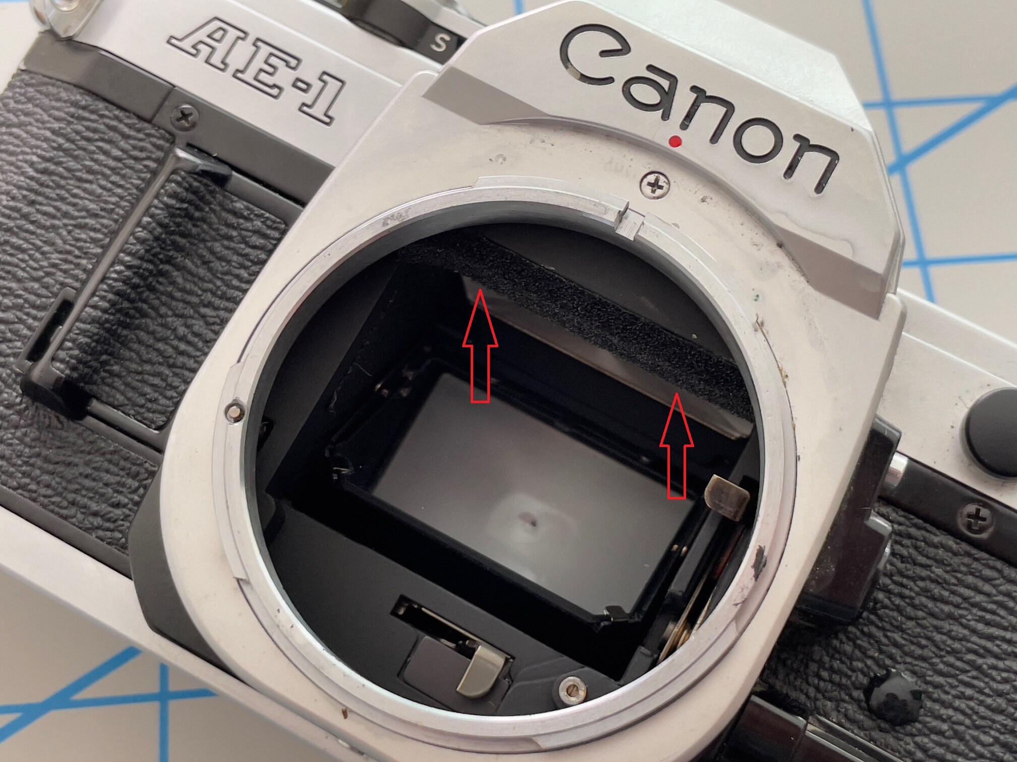 Foam Mirror Damper for Canon AE-1 and Other 35mm Film Cameras - Etsy