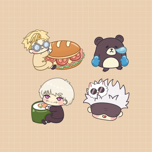 Jjk Stickers - Etsy