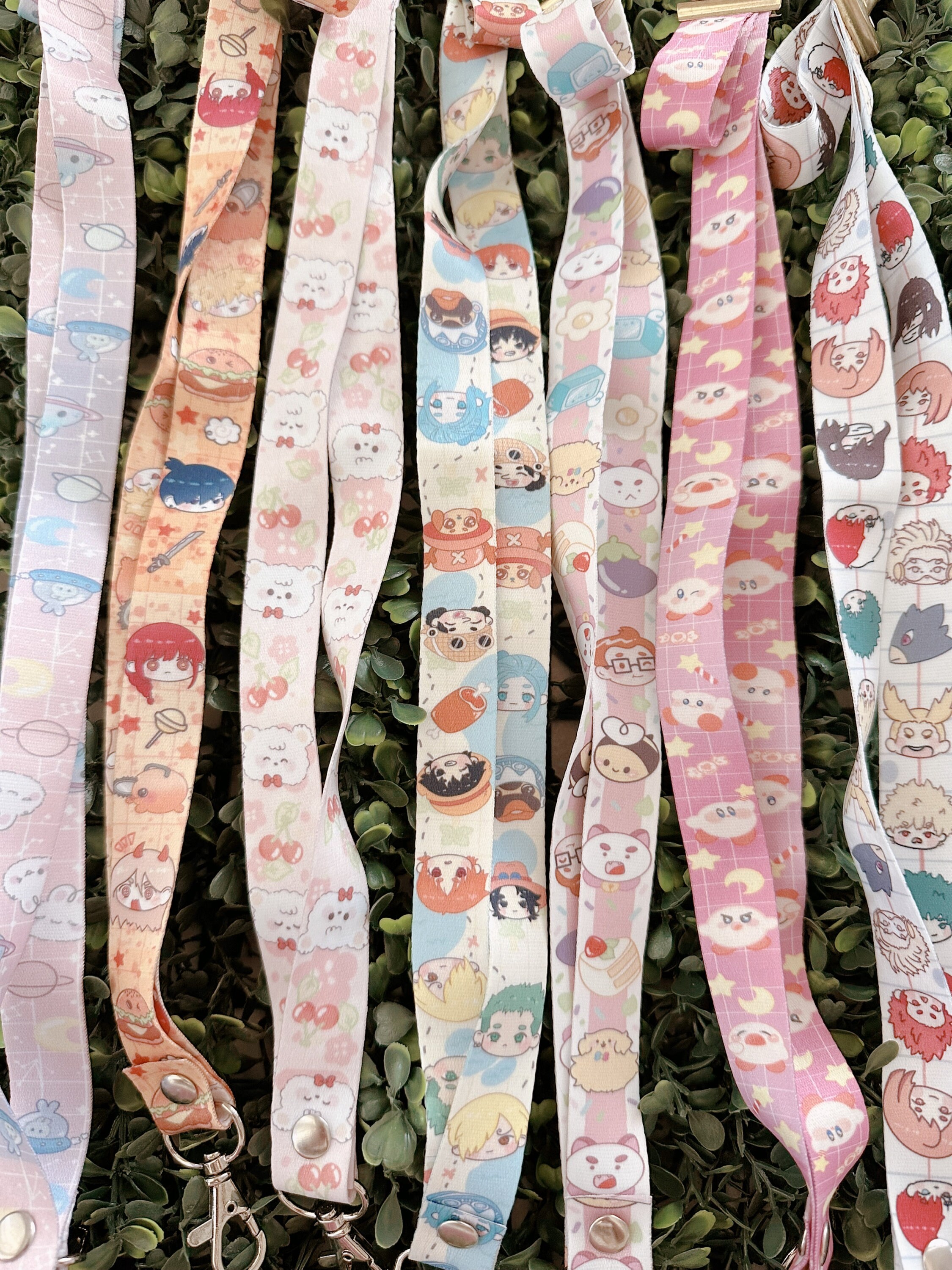 Kawaii Lanyard Card Holder Phone Holder Cute Anime Strap - Etsy