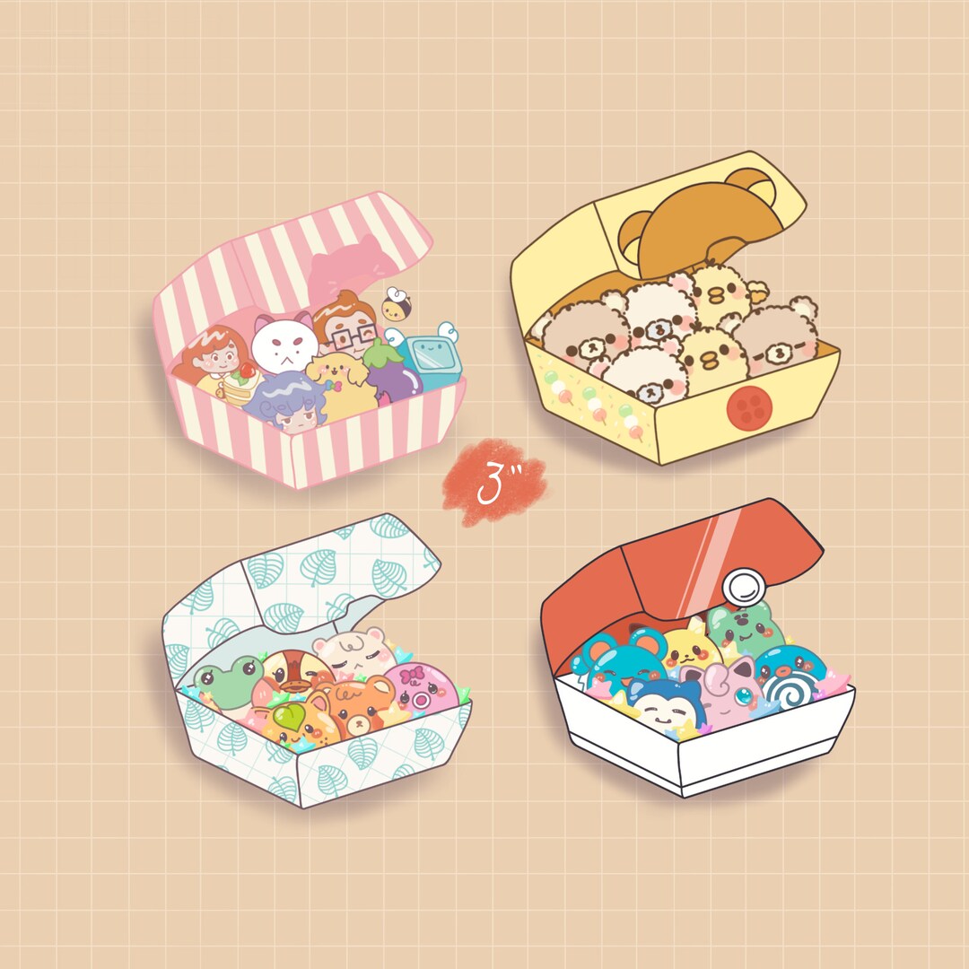 Jumbo Kawaii Japanese Snack Dango Stickers Anime Fun Cute Stickers for ...