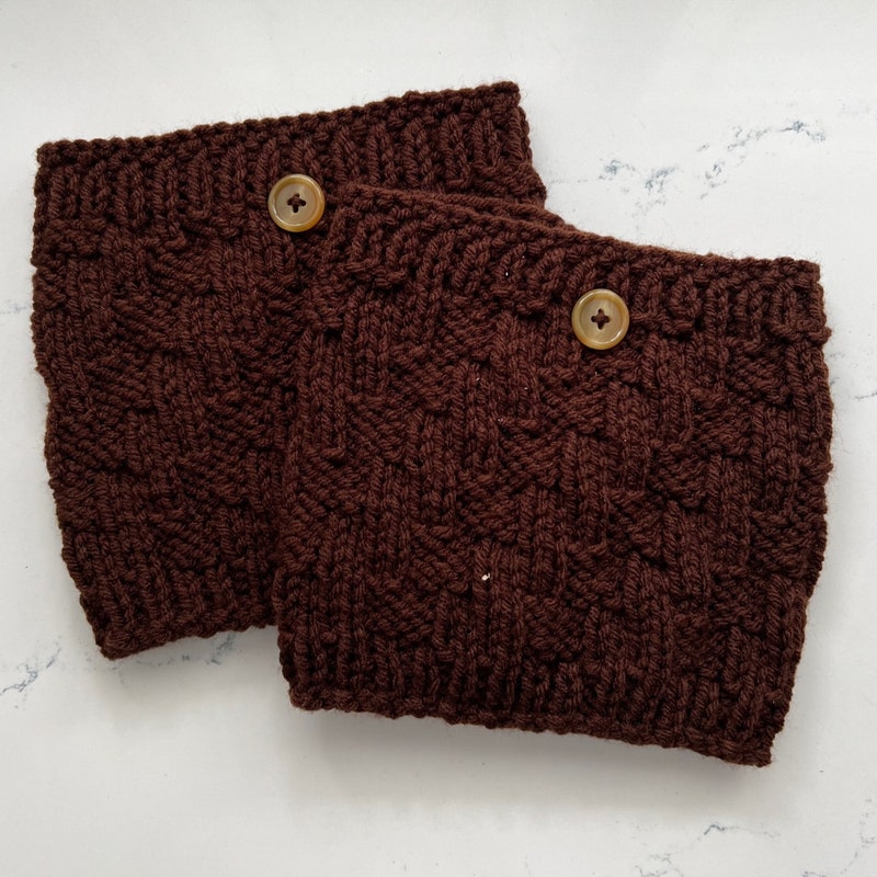 Knitted Boot Cuffs - Etsy