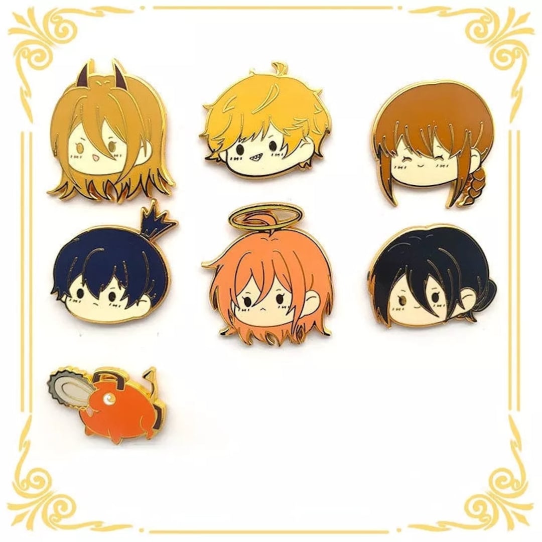 Chibi Enamel Pins Chainsaw_man - Etsy