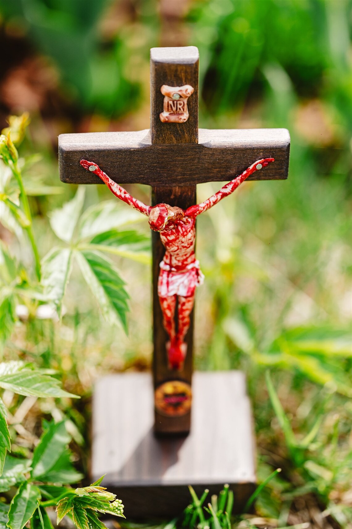Crooked Cross HANDMADE REALISTIC CRUCIFIX Realistic Crucifix Wound Wall ...