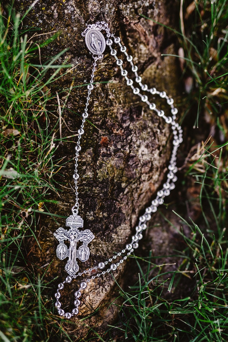 Stainless Steel WW1 Rosary Battle Rosary Pardon Crucifix - Etsy
