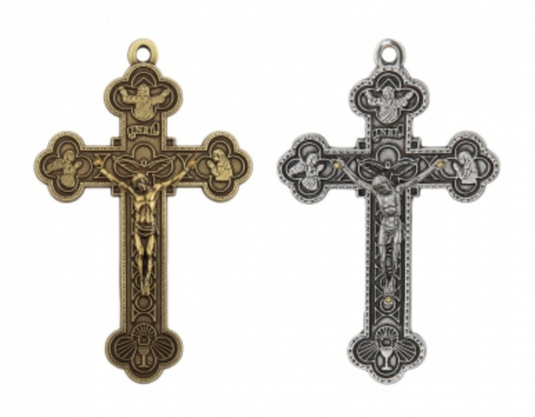 Cross Crucifix Metal 3,2 Inch 8 Cm - Etsy